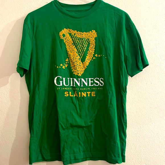 Guinness | Shirts | Guinness Slainte Beer Green Tshirt St Jamess Gate ...